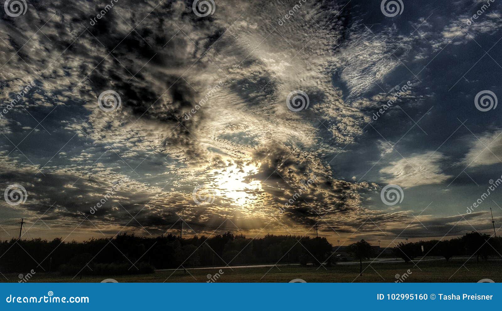 Texas sky stock photo. Image of light, darkness, sunlight - 102995160