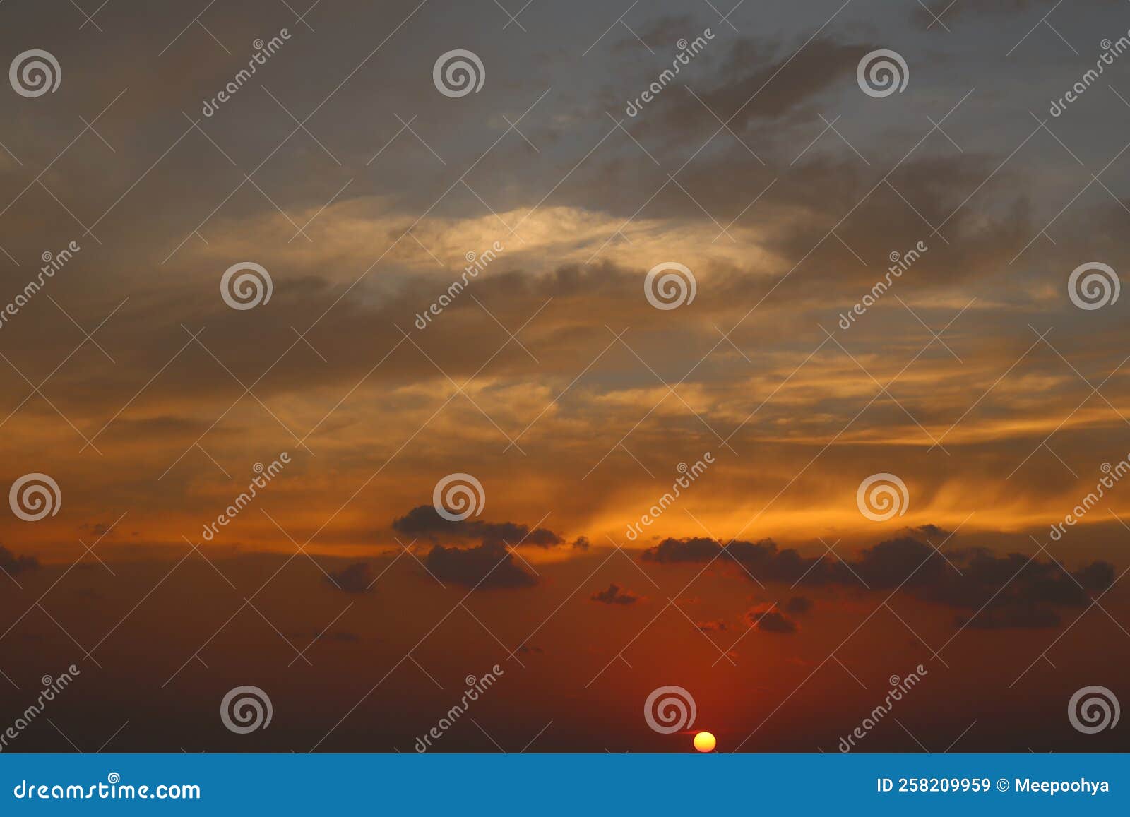 Sky and Clouds of Sunset,twilight Sky Background Stock Image - Image of ...