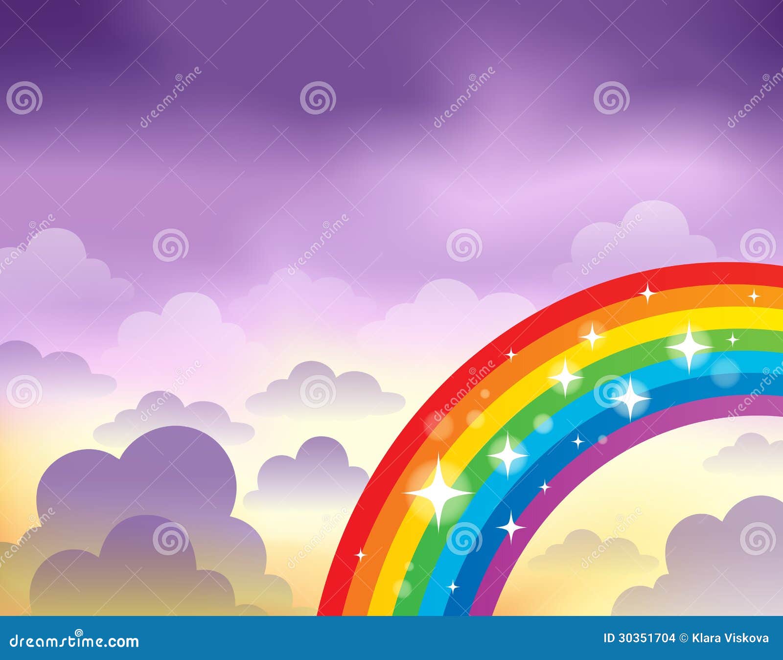 Sky and Clouds Theme Image 3 Stock Vector - Illustration of design ...