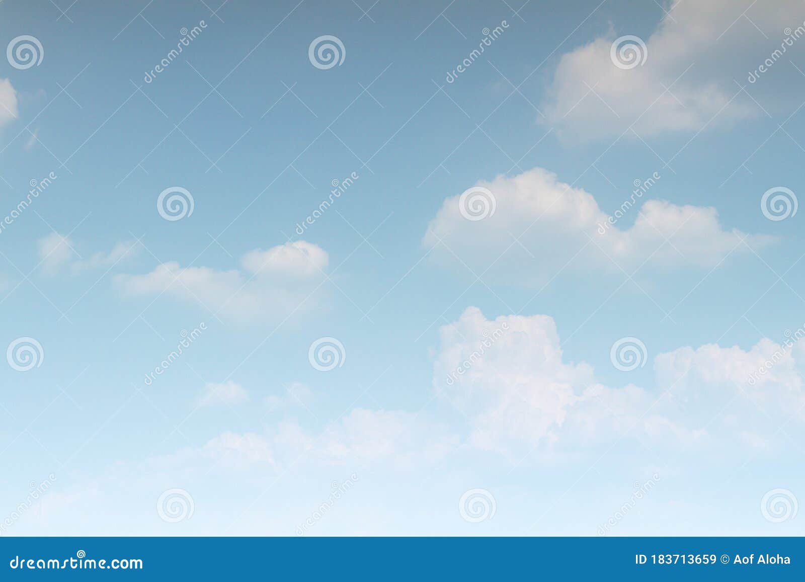 Sky and Cloudy with Beautiful Bright Blue Color Background.Subtle ...