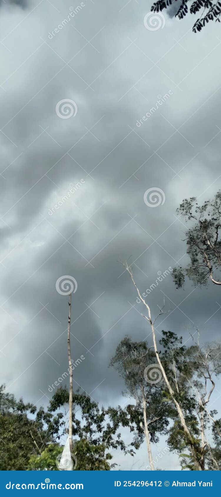 The Sky is Cloudy it Will Rain Soon Stock Photo - Image of rain, cloudy ...