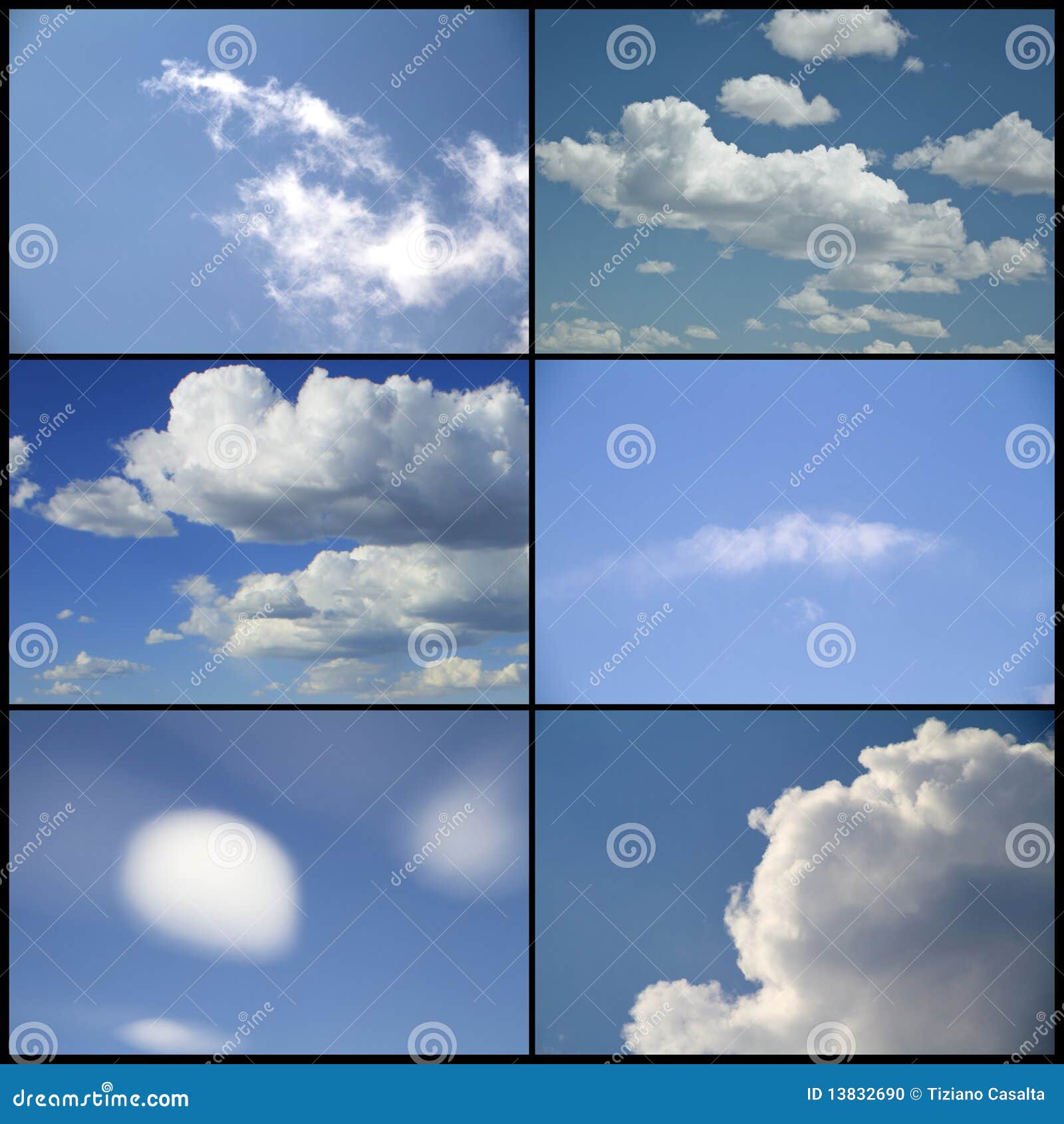 Sky collage stock photo. Image of collage, space, scenery - 13832690