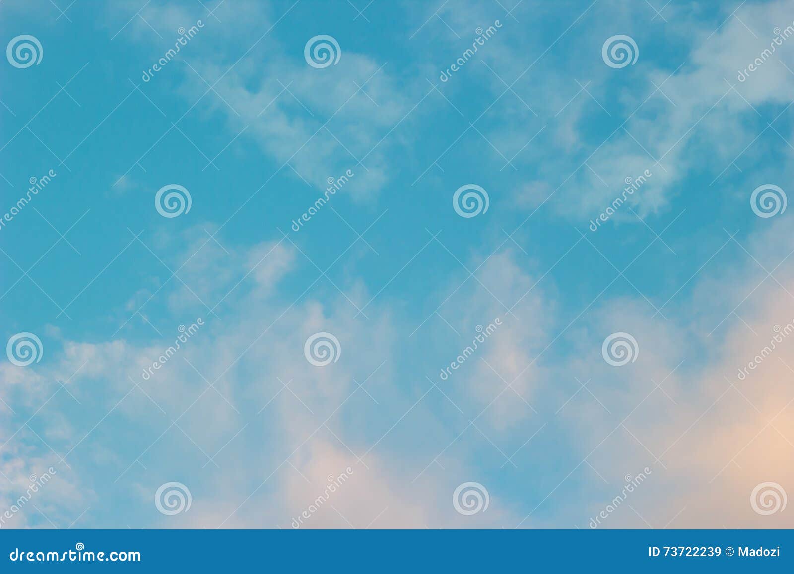 Sky with Color Gradient Cloudy Stock Image - Image of beautiful ...
