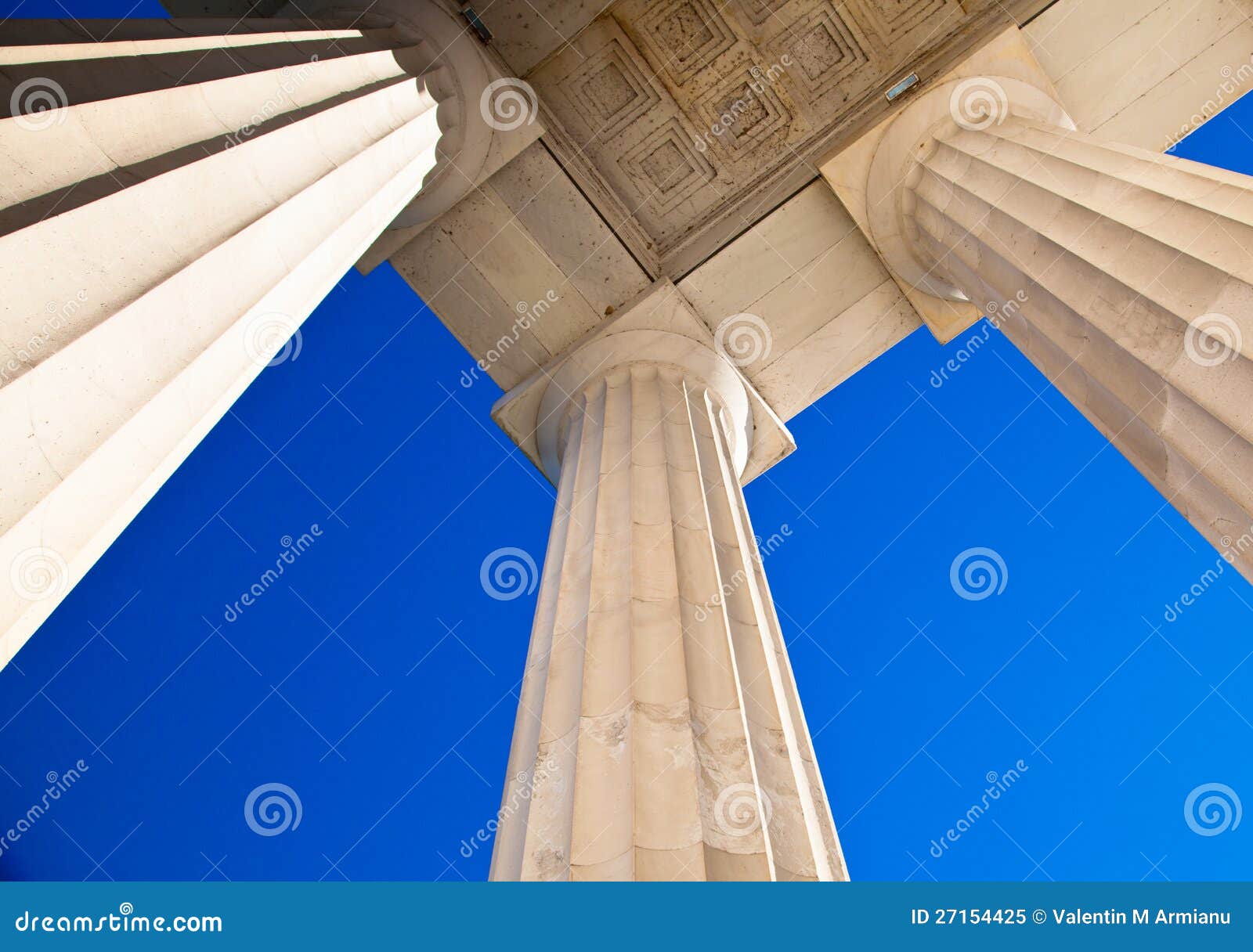 Sky and columns stock image. Image of column, travel - 27154425