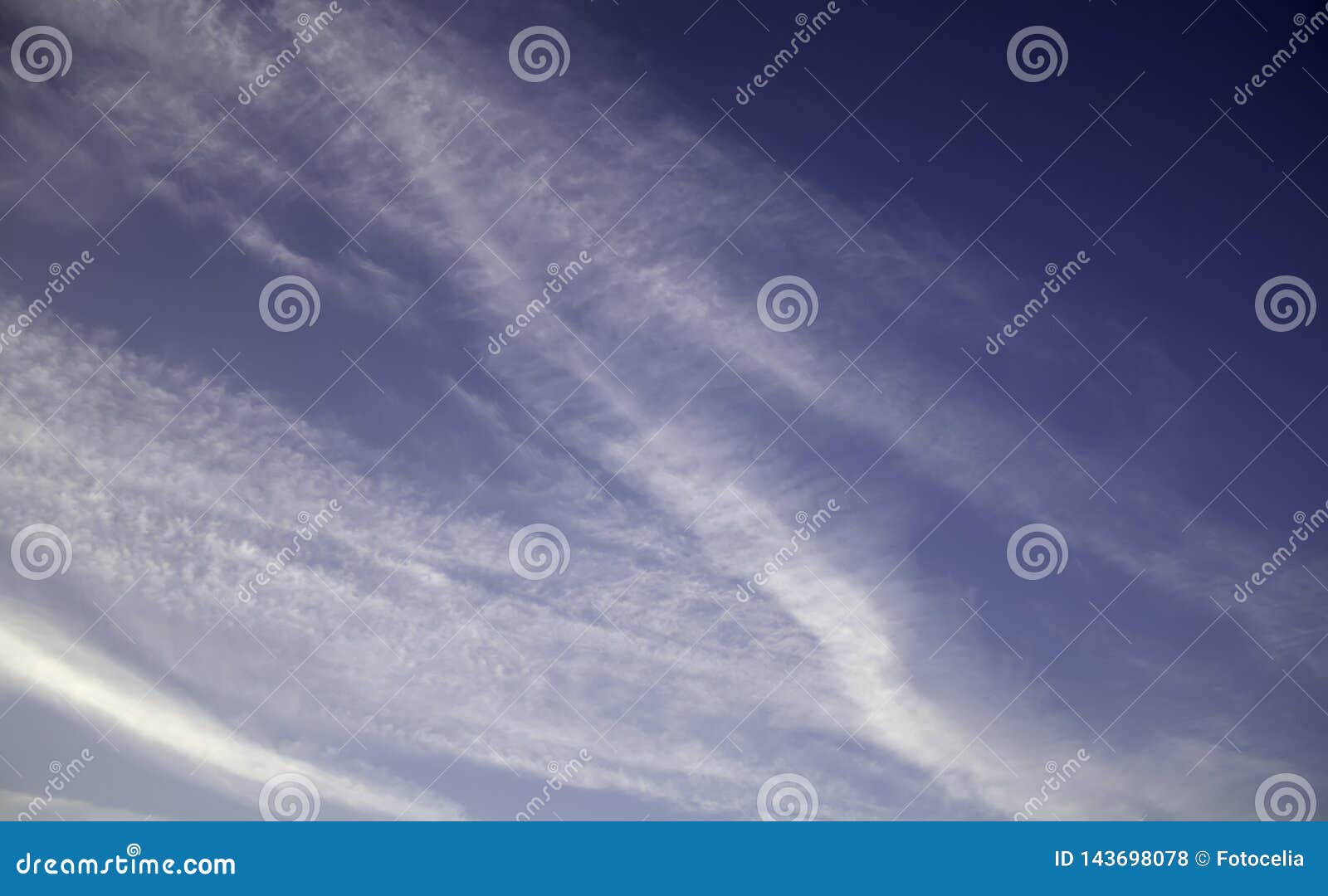 Sky with contrails stock photo. Image of layers, airspace - 143698078