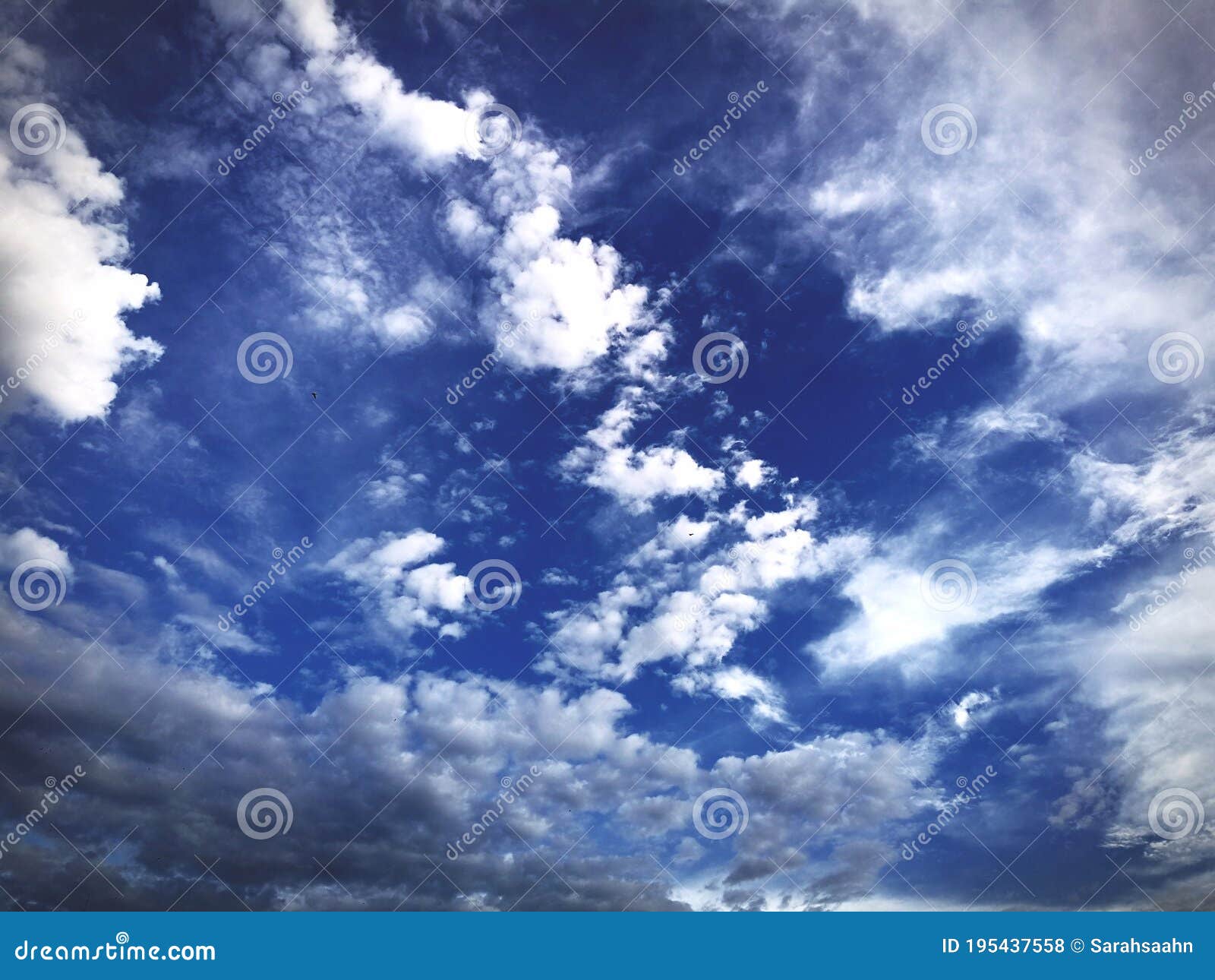 Abstract Navy Blue Sky and Clouds Stock Photo - Image of navy, view ...