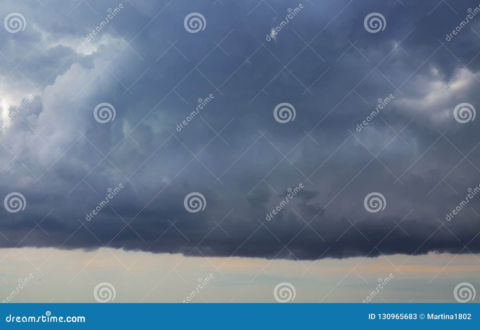 Sky is Covered with Black Storm Clouds. Scary Sky Stock Image - Image ...
