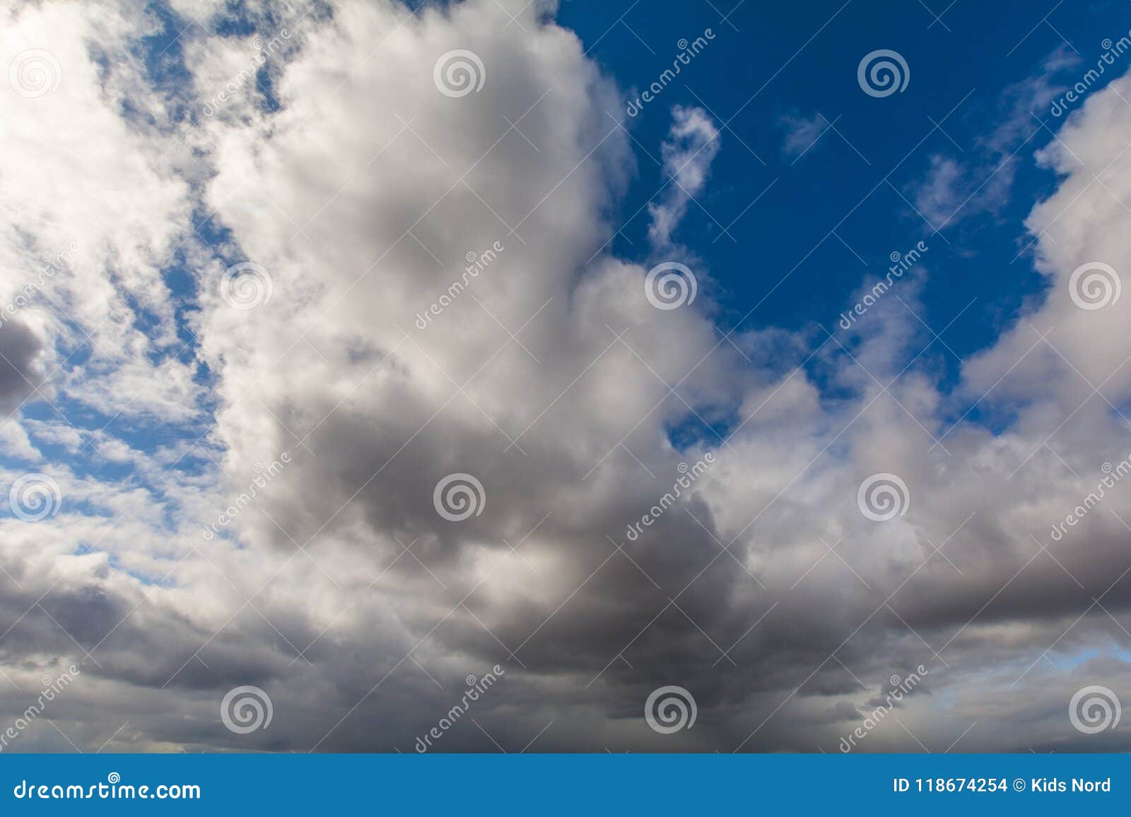 The Sky Covered with Gray, Heavy Clouds. Stock Photo - Image of cloud ...