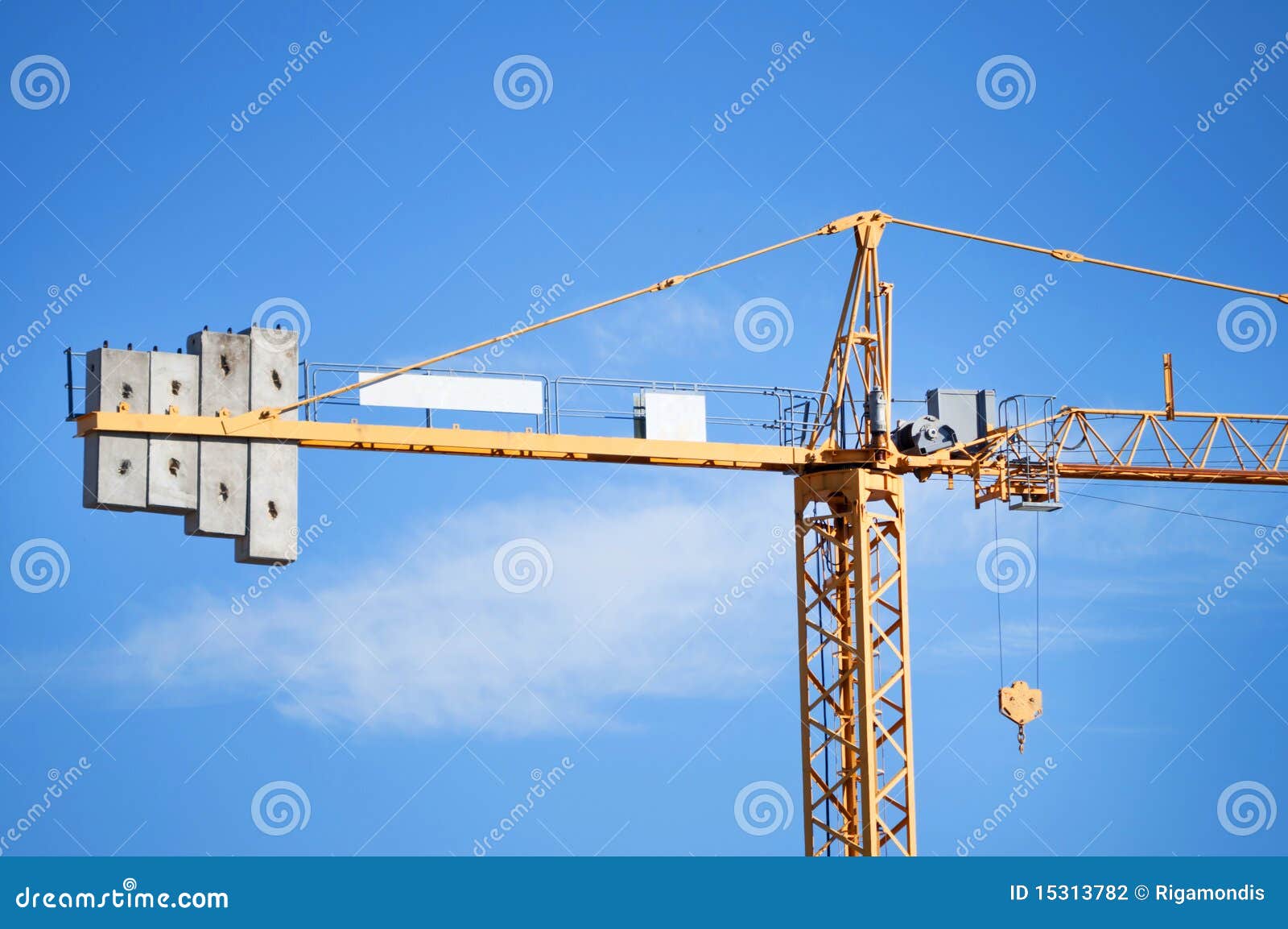 Sky crane stock photo. Image of steel, equipment, technology - 15313782