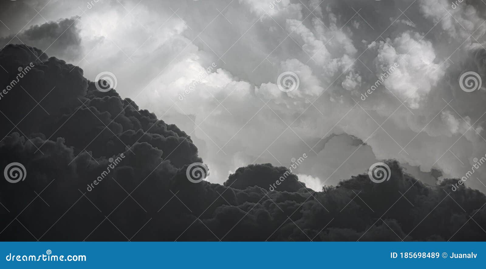 Sky and Cumulus formation stock image. Image of globular - 185698489