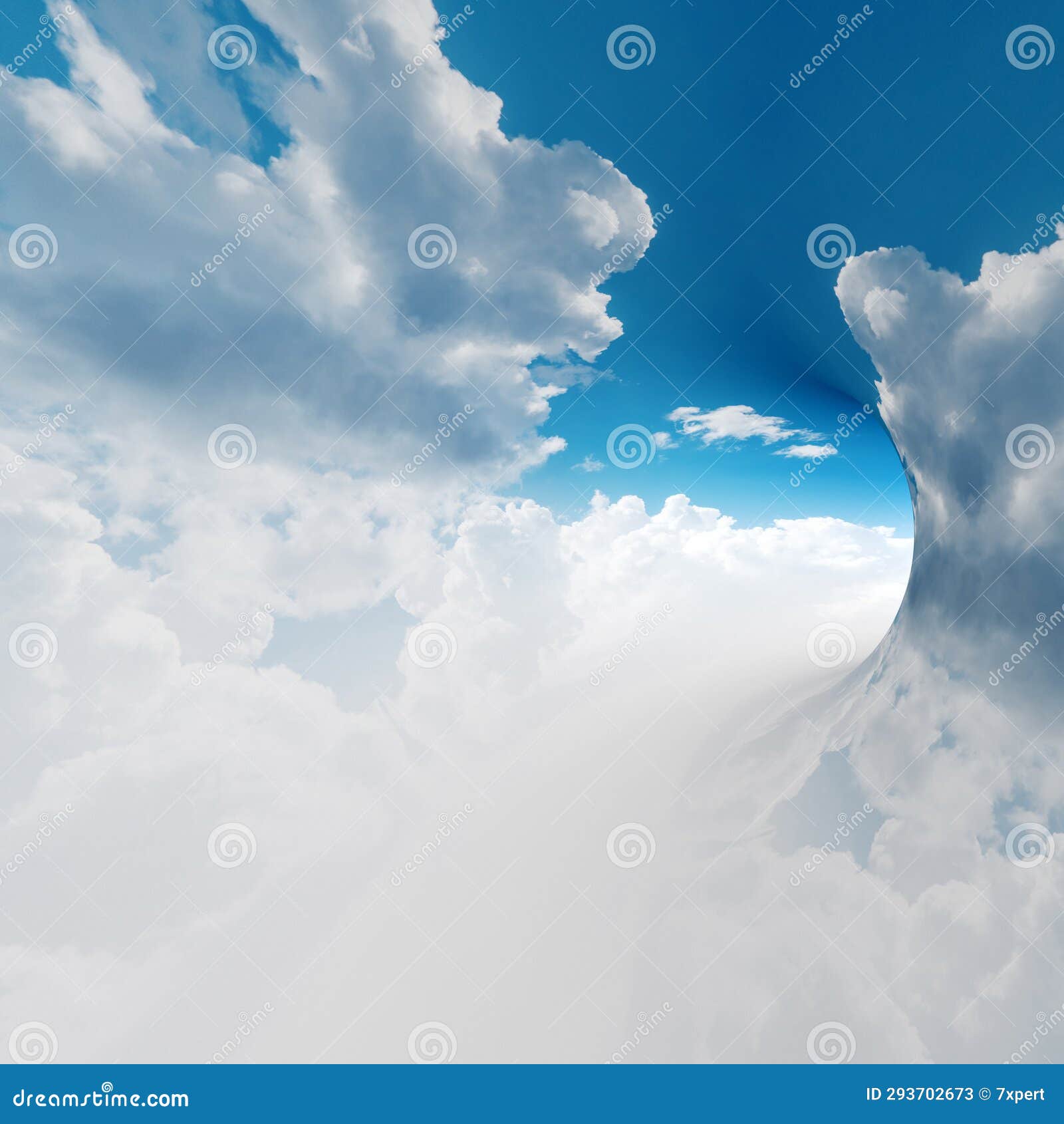 3d Rendering Background. Ocean Surface While Calm On A Sunny Day ...