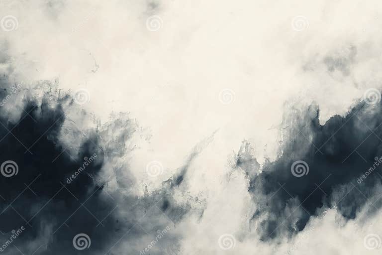 The Sky is Dark and Cloudy, with a Sense of Foreboding. Grunge Texture ...