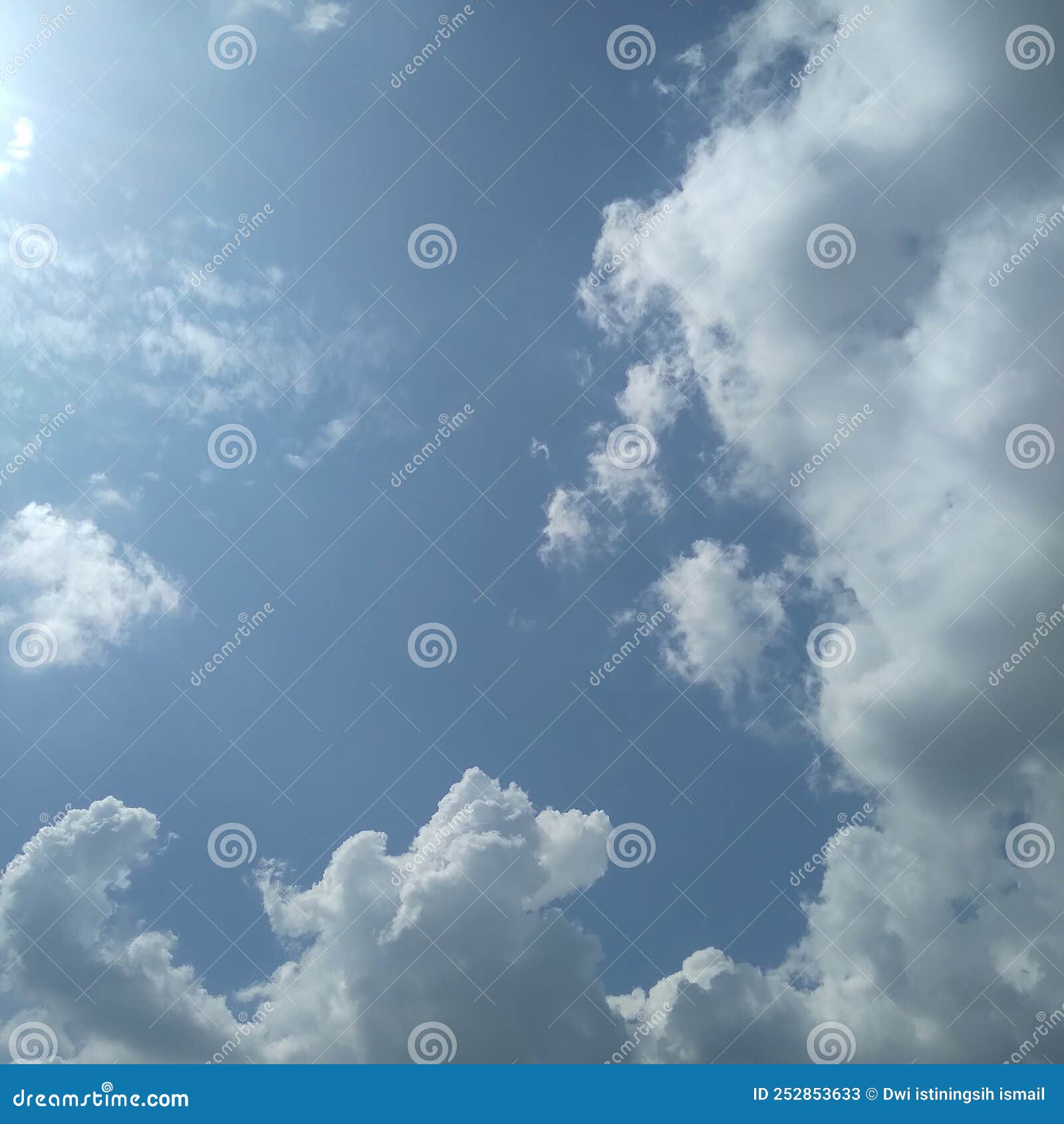 The Sky during the Day with Clouds Stock Image - Image of clouds ...