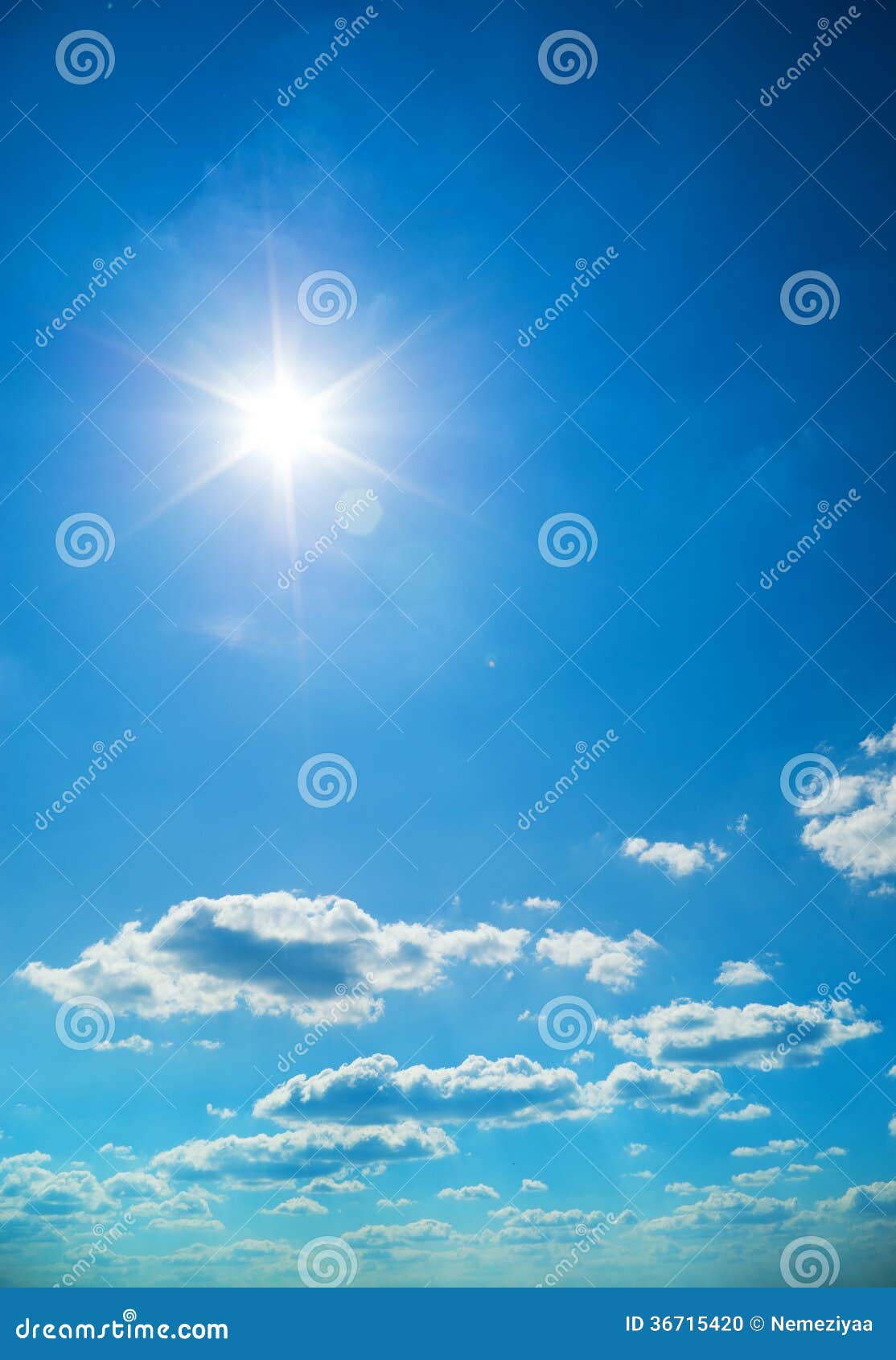 Sky daylight. stock photo. Image of warming, white, rays - 36715420