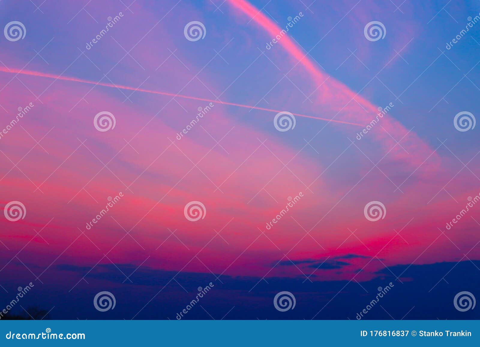 The Sky in Different Colors Stock Image - Image of pink, colors: 176816837