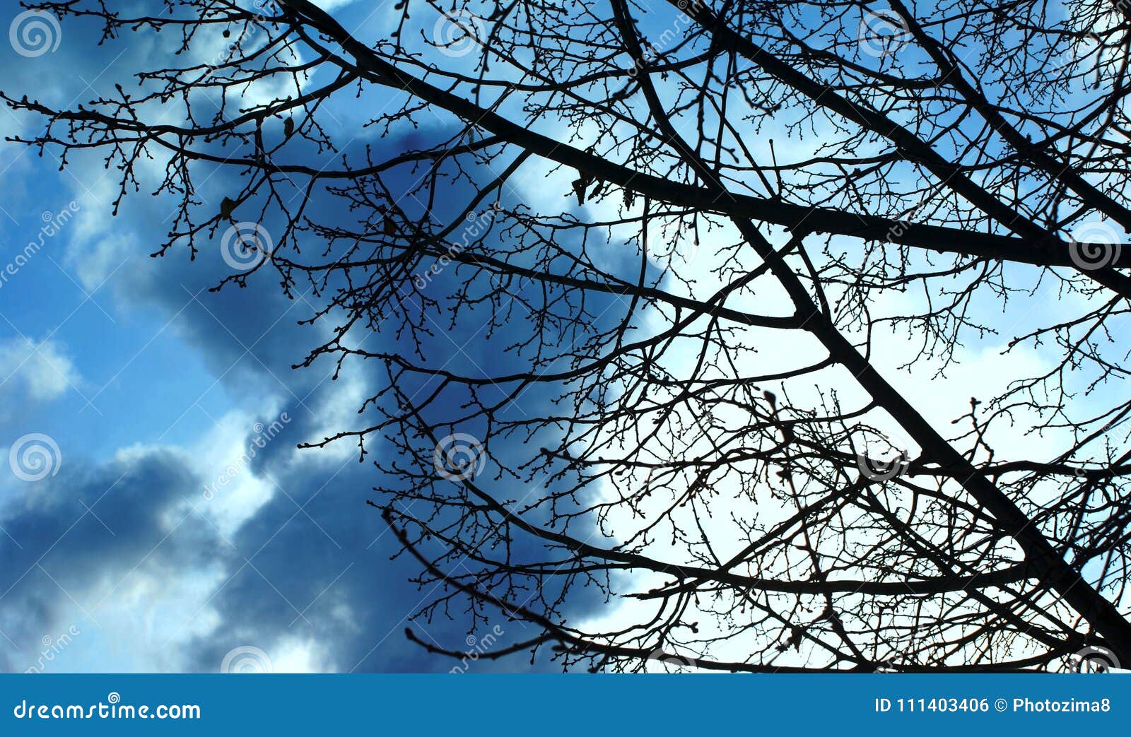 The Sky of Early Spring Changes Every Minute. Stock Photo - Image of ...