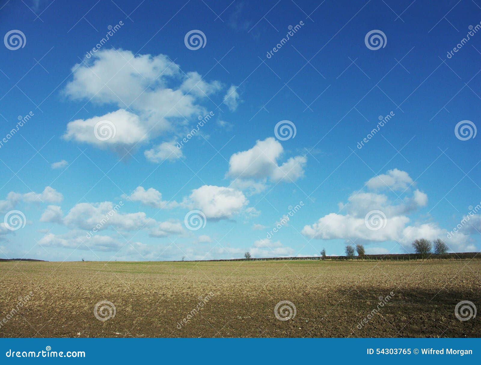 Sky and fields stock image. Image of clouds, landscape - 54303765