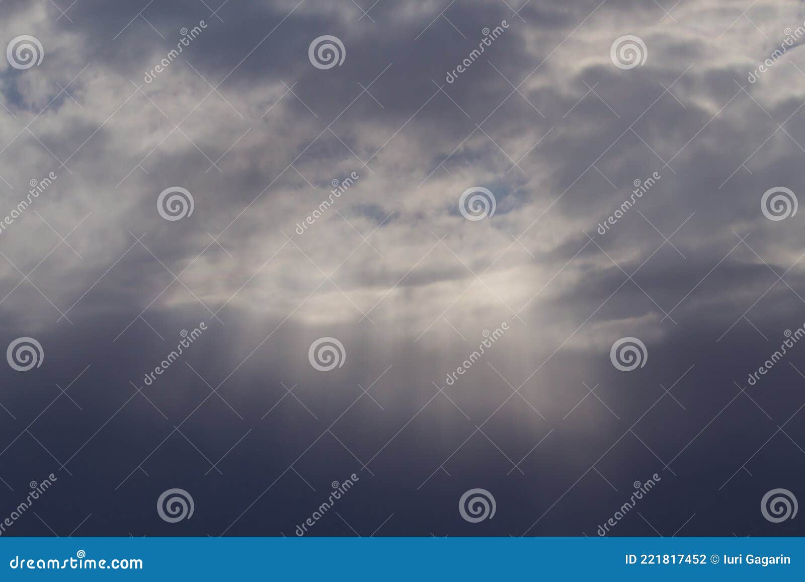 The Sky Is Frowning To The Sudden Change In Weather. Background Stock ...