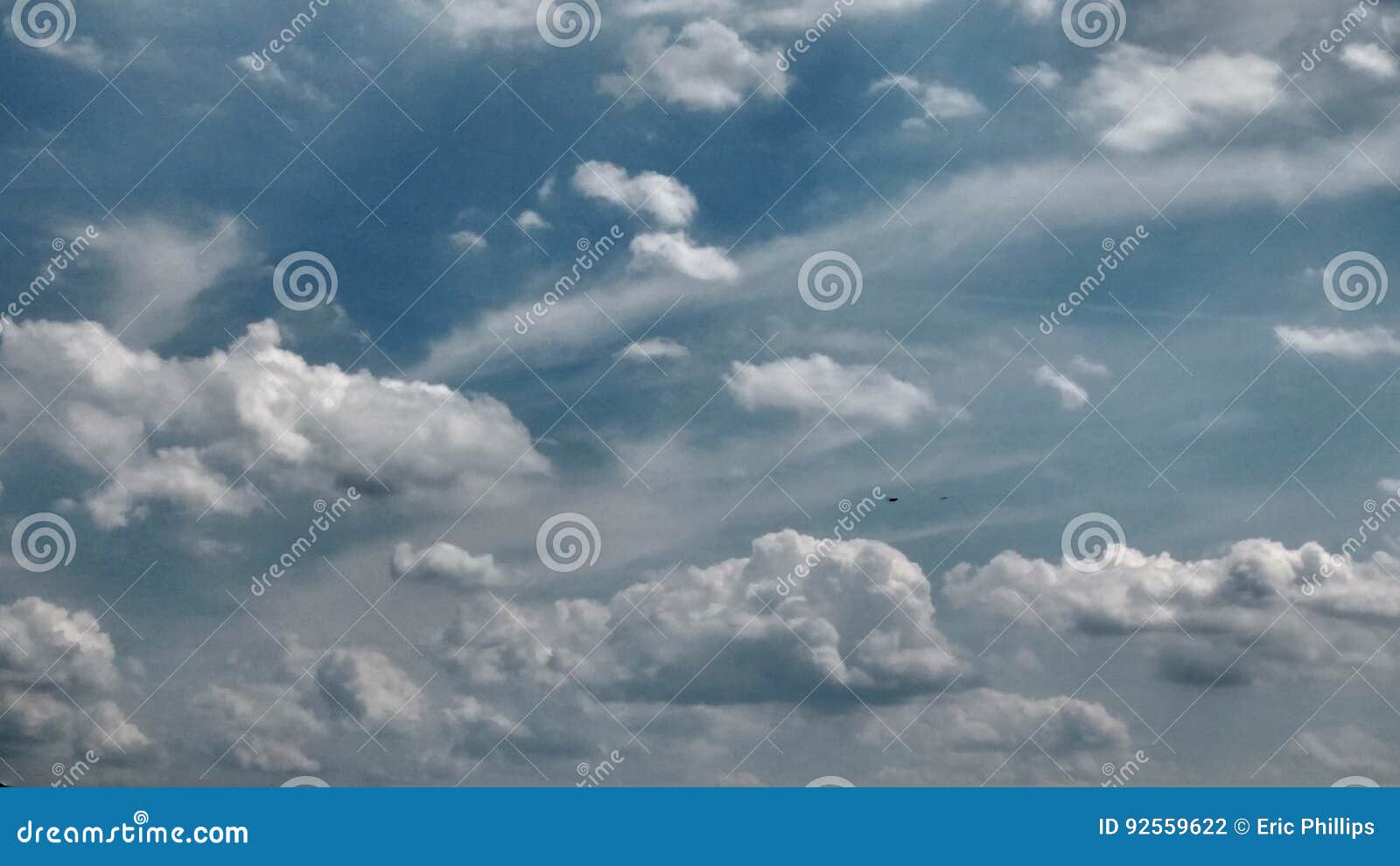 Sky full of clouds stock photo. Image of clouds, full - 92559622