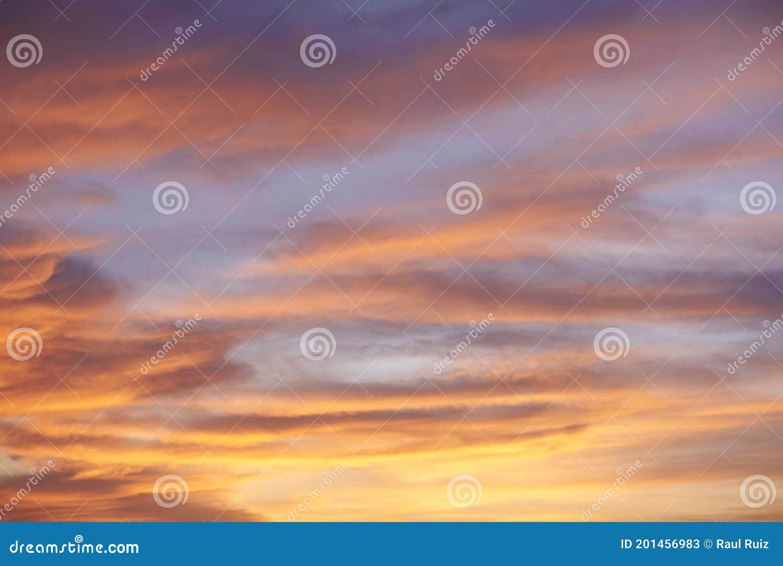 Sky Full of Clouds of Different Colors Stock Image - Image of overcast ...