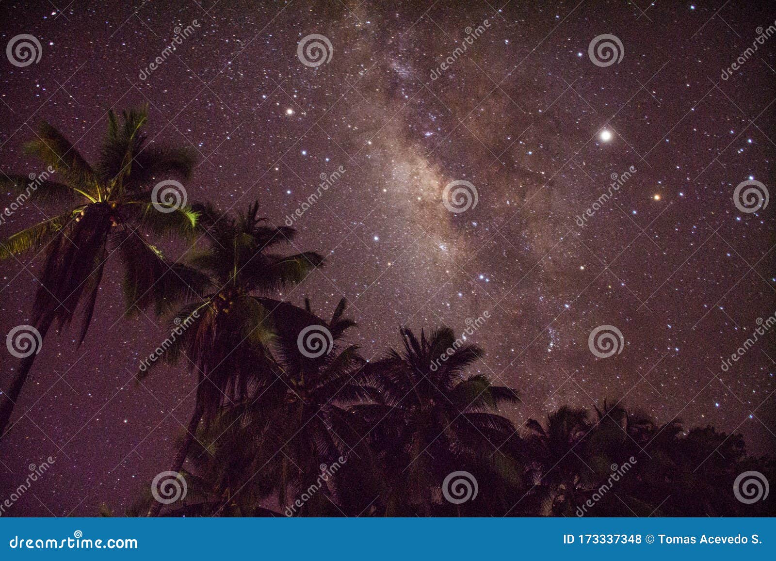 Sky Full of Stars in the Pacific Coast. Stock Photo - Image of pacific ...