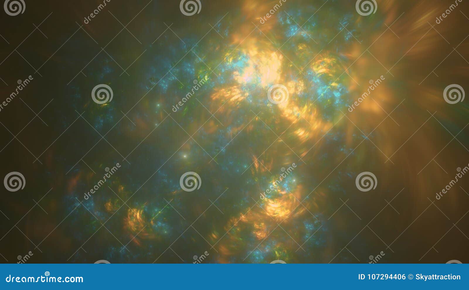 Sky Glowing Reflection Abstract Background Stock Illustration ...