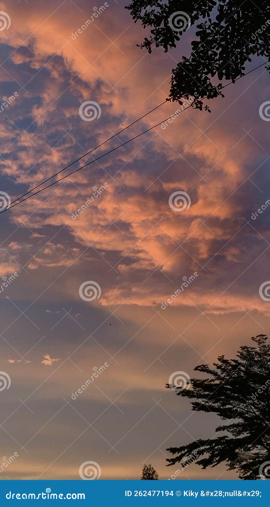 Sky golden hour stock photo. Image of hour, view, rainy - 262477194