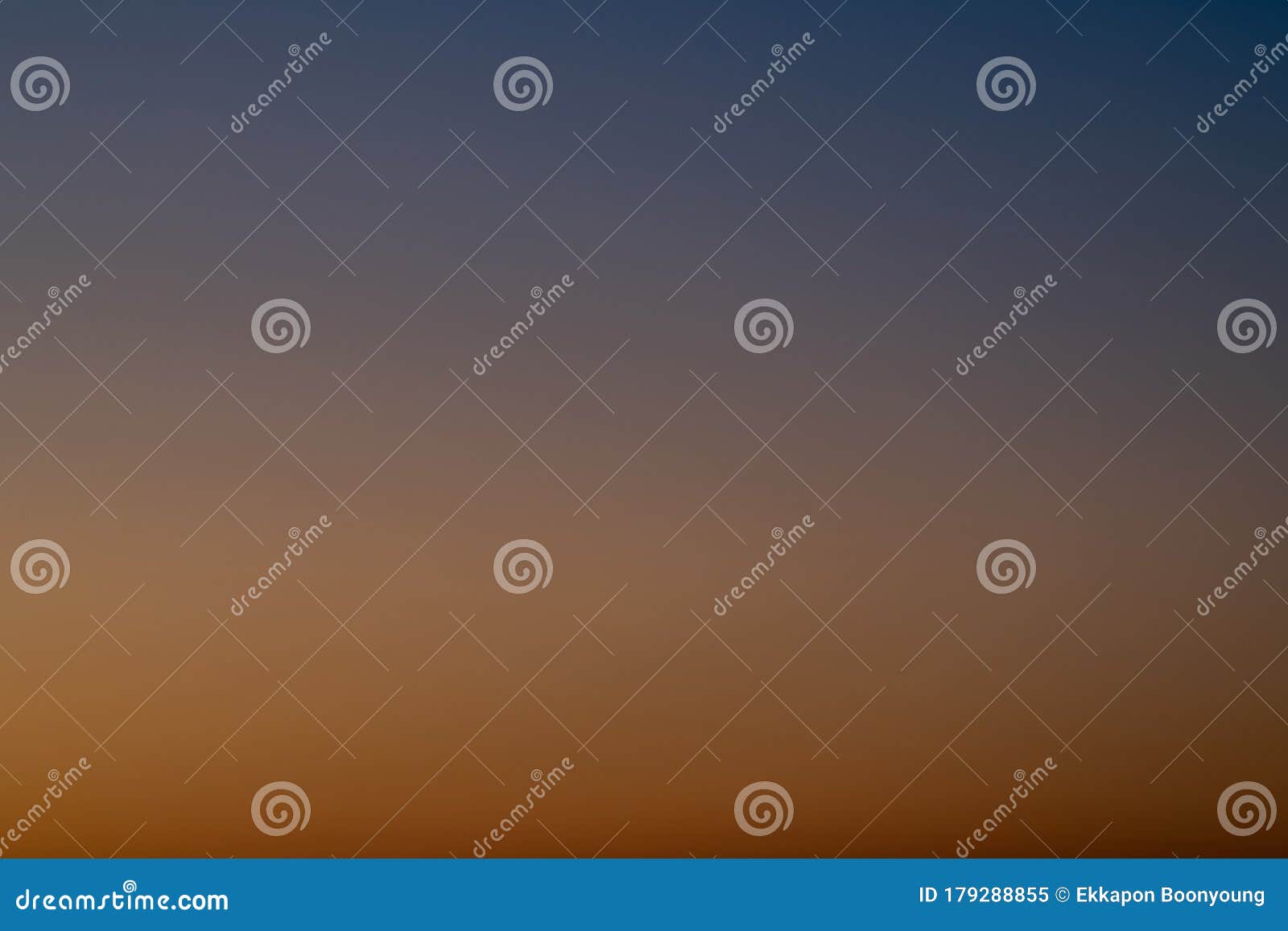 Sky Gradient from Blue To Orange Sunset Stock Image - Image of dusk ...
