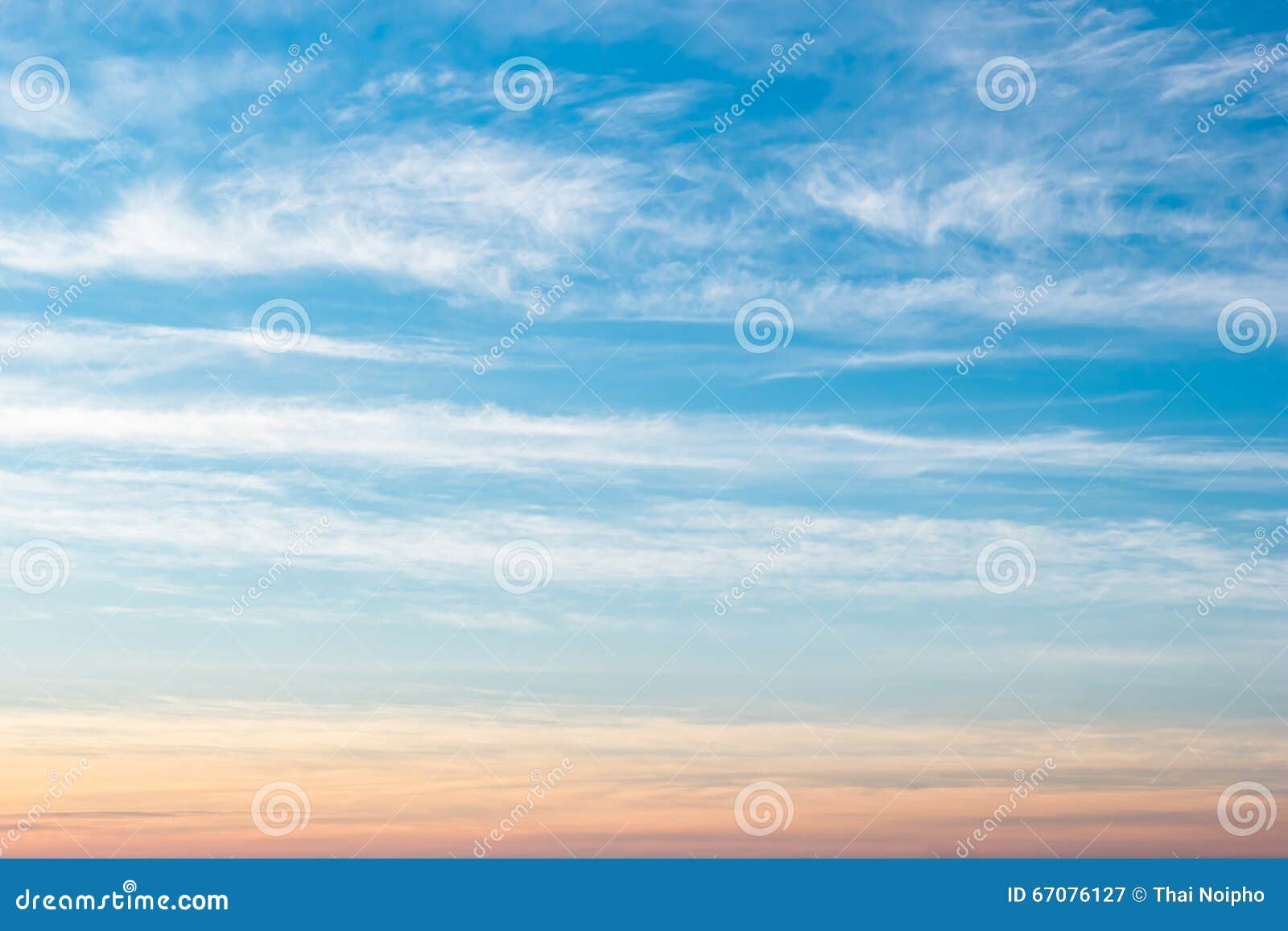 Sky Gradient from Blue To Orange Stock Image - Image of horizontal ...