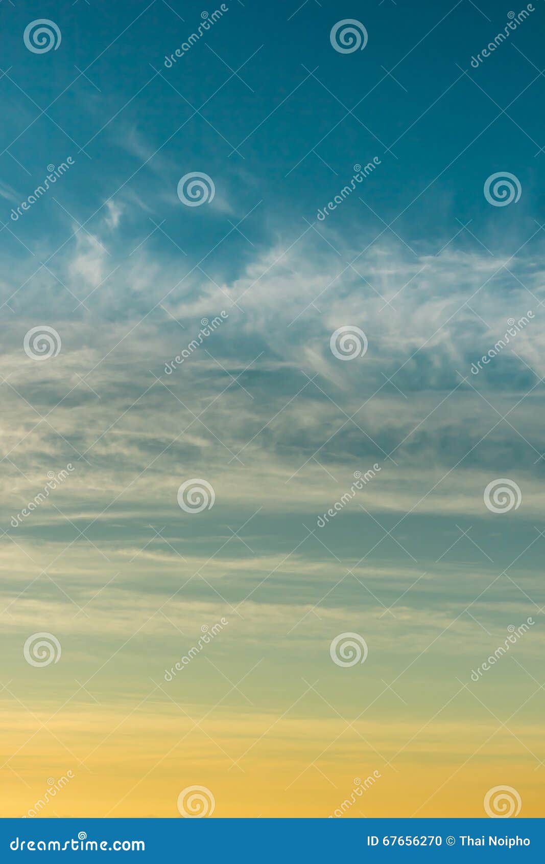Sky Gradient from Blue To Orange Stock Photo - Image of diminishing ...