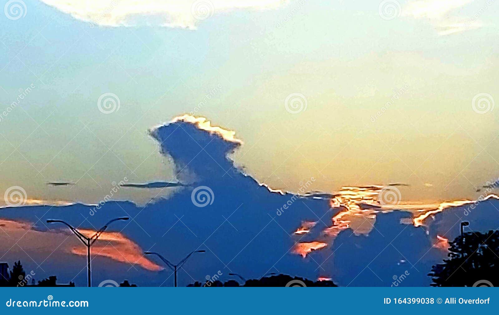 The sky has wings. stock photo. Image of angels, wings - 164399038