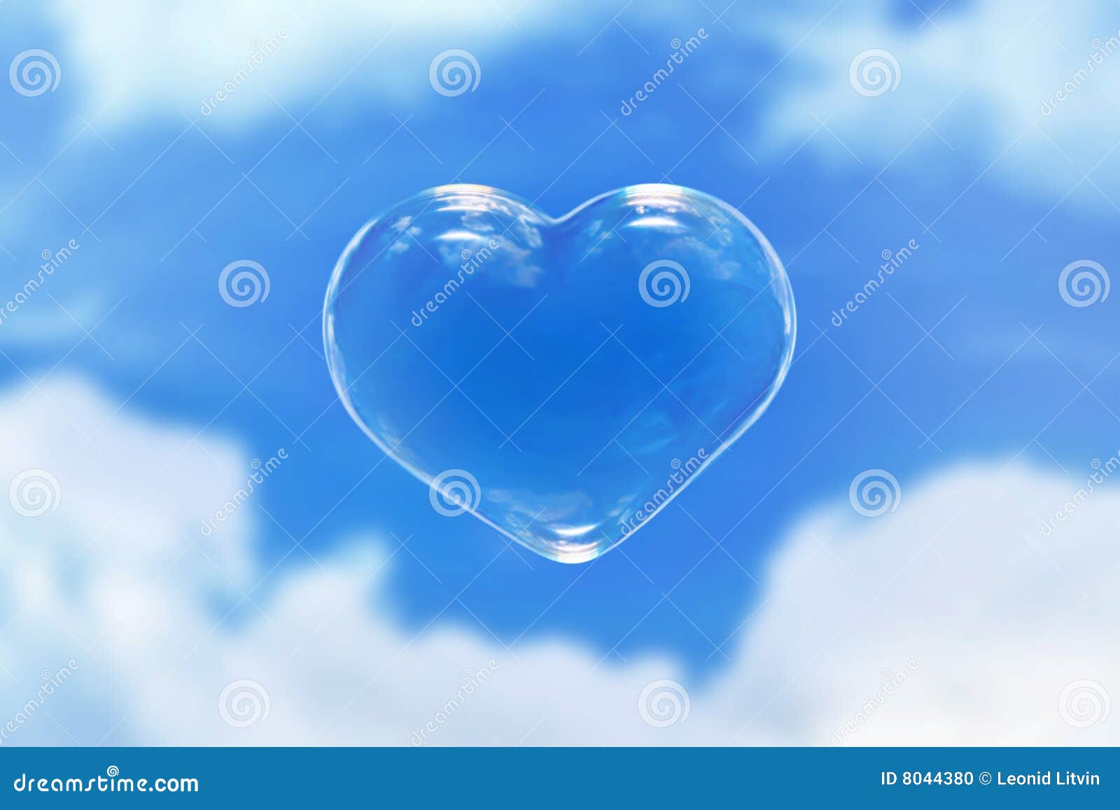 Sky heart stock photo. Image of clouds, valentine, seduction - 8044380