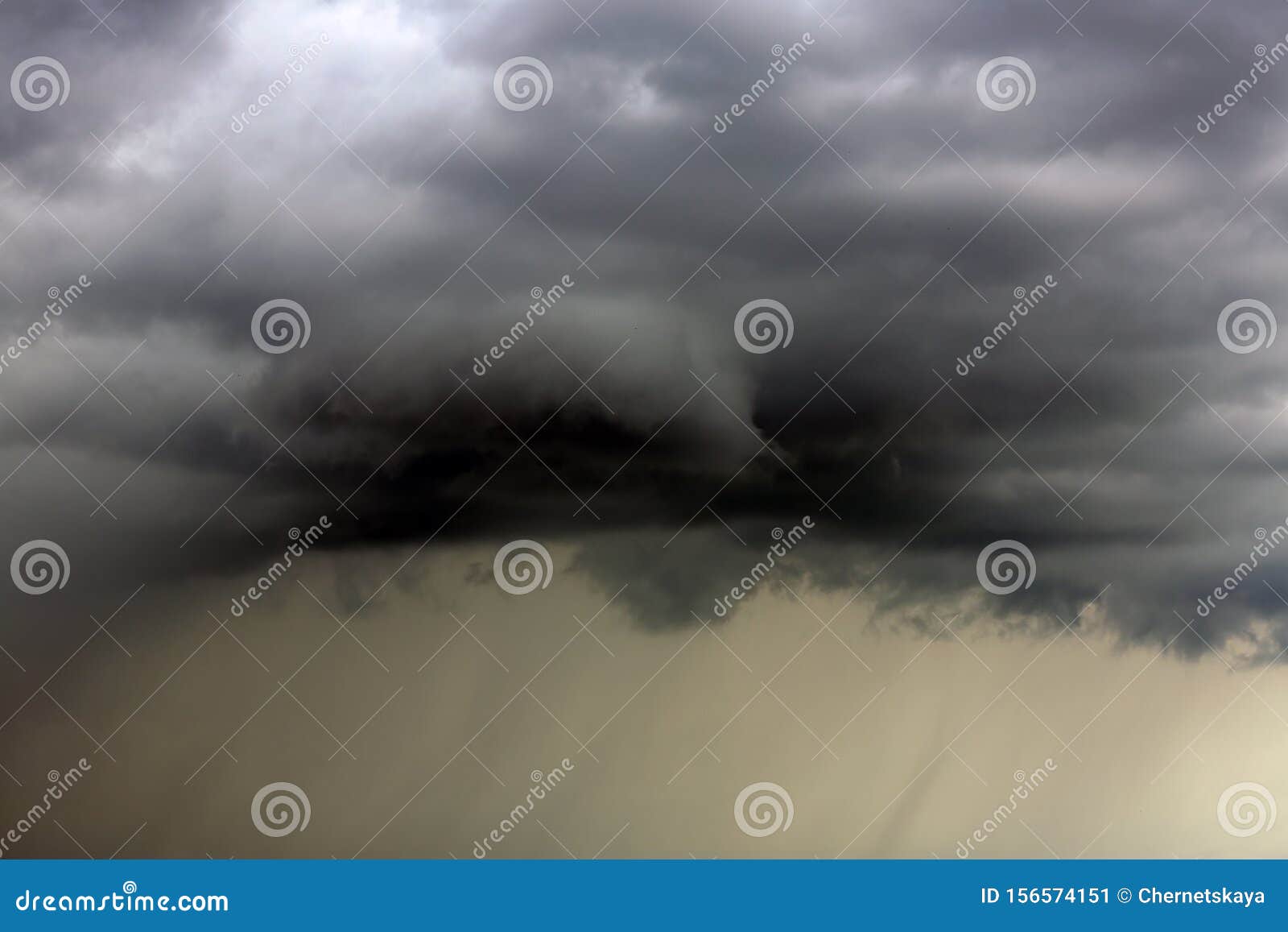 Sky with Rainy Clouds on Grey Day Stock Image - Image of blue, clouds ...
