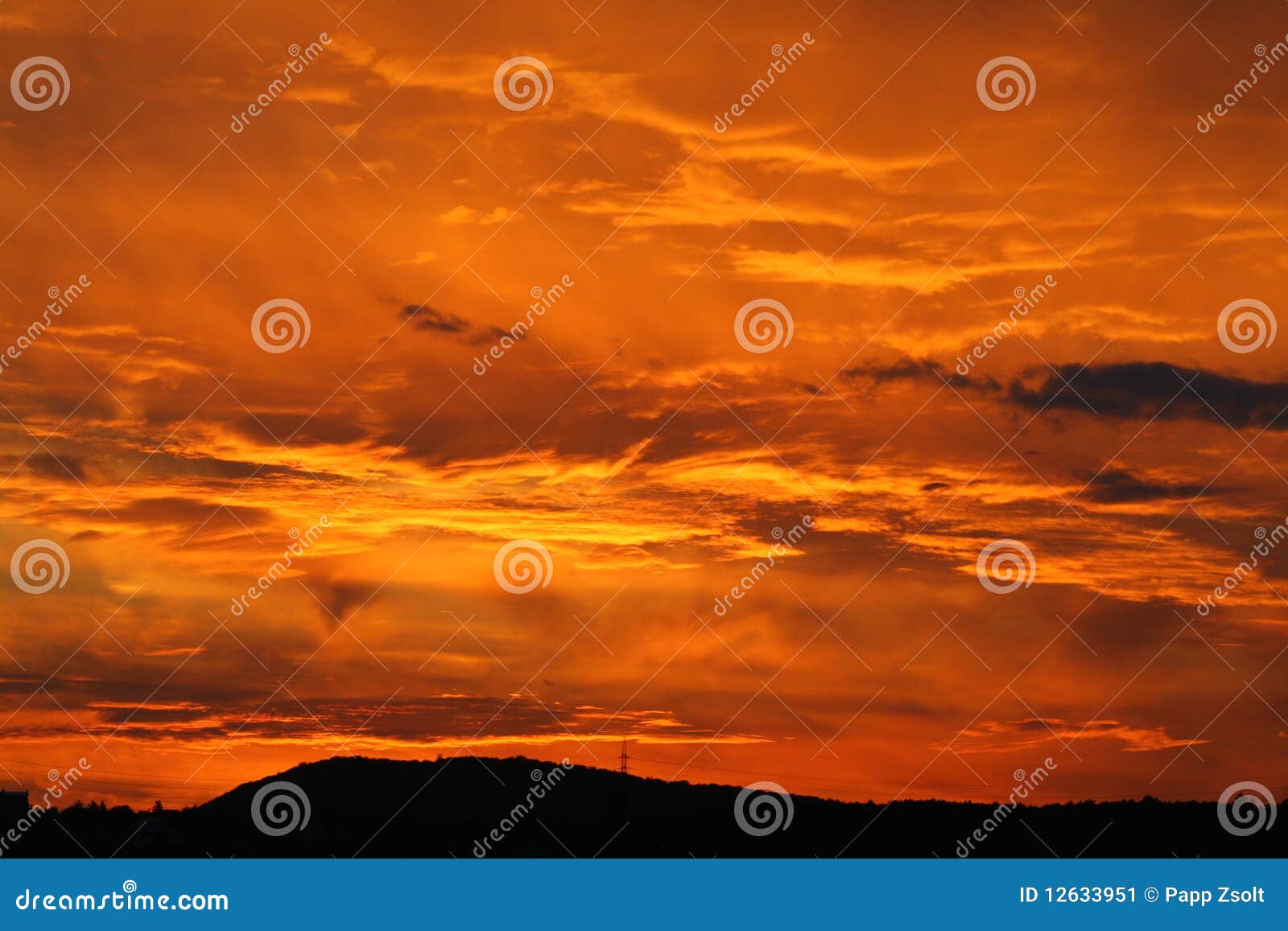 Sky in the hell stock image. Image of contrast, hell - 12633951