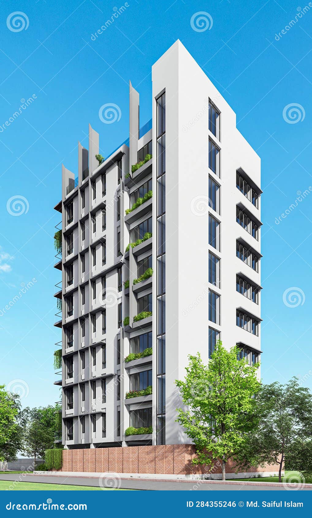 Sky-High Ambitions Multi-Storied Building Designs in Photorealistic 3D ...