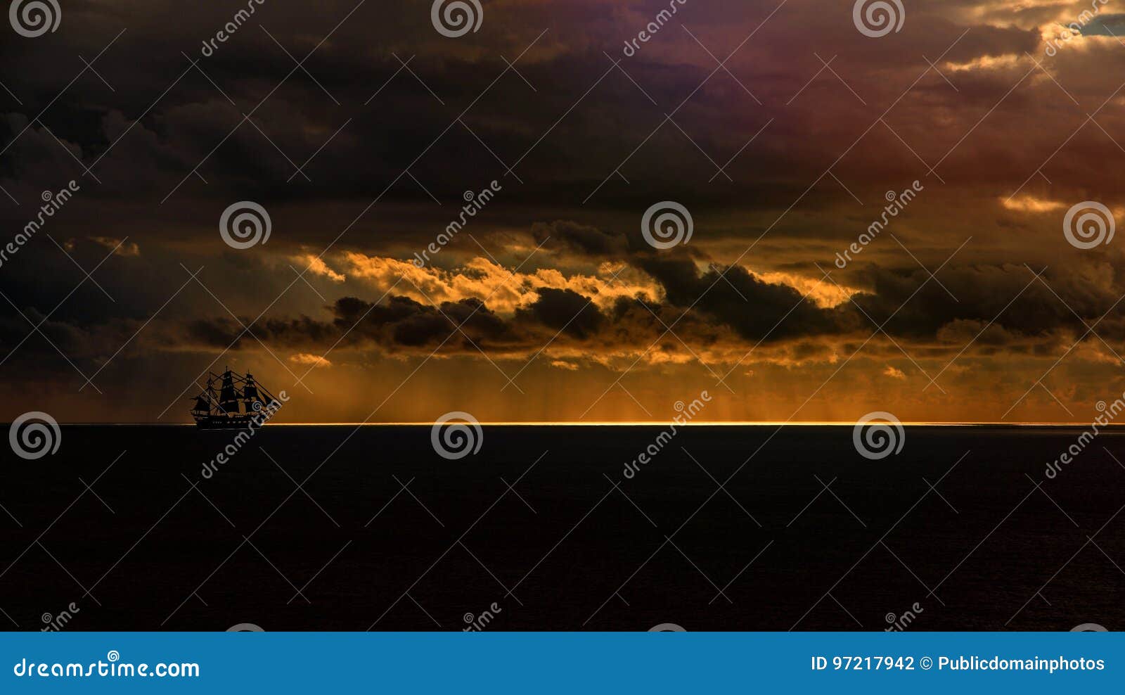 Sky, Horizon, Sunset, Cloud Picture. Image: 97217942
