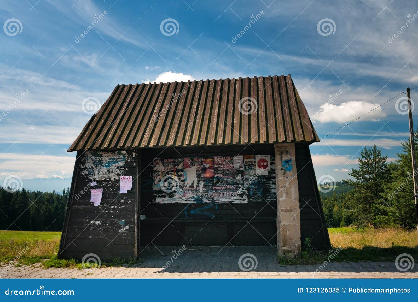 Sky, Hut, Shed, Shack Picture. Image: 123126035