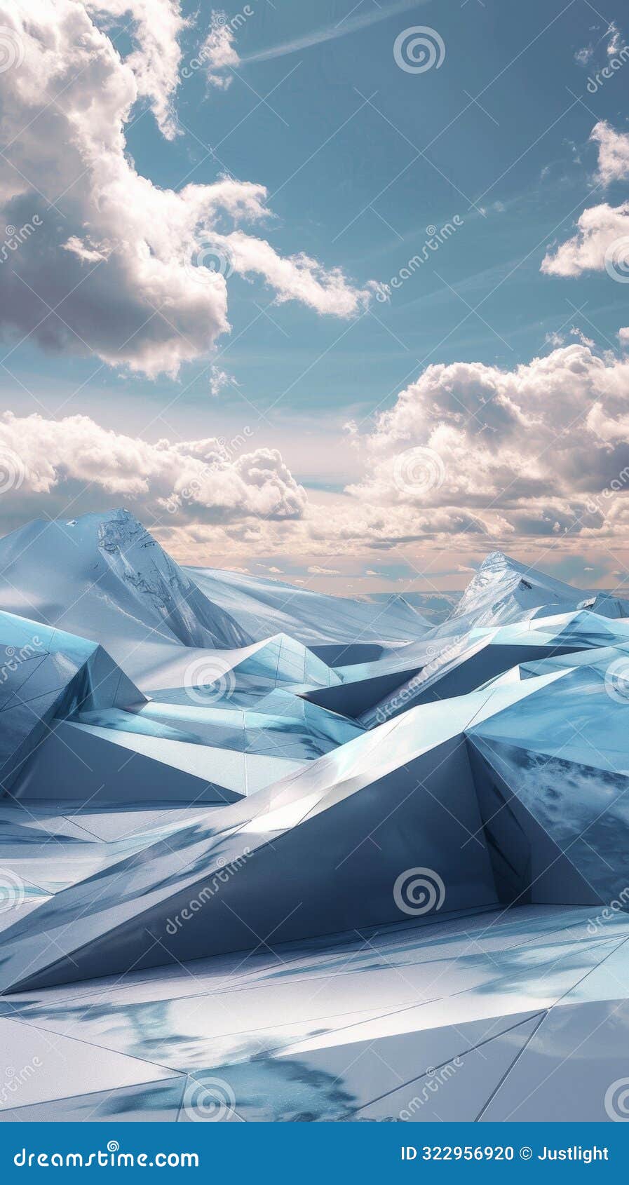 The Sky and Land Seem To Merge As Geometric Shapes Blend into One ... The Sky and Land Seem To Merge As Geometric Shapes Blend into One ...