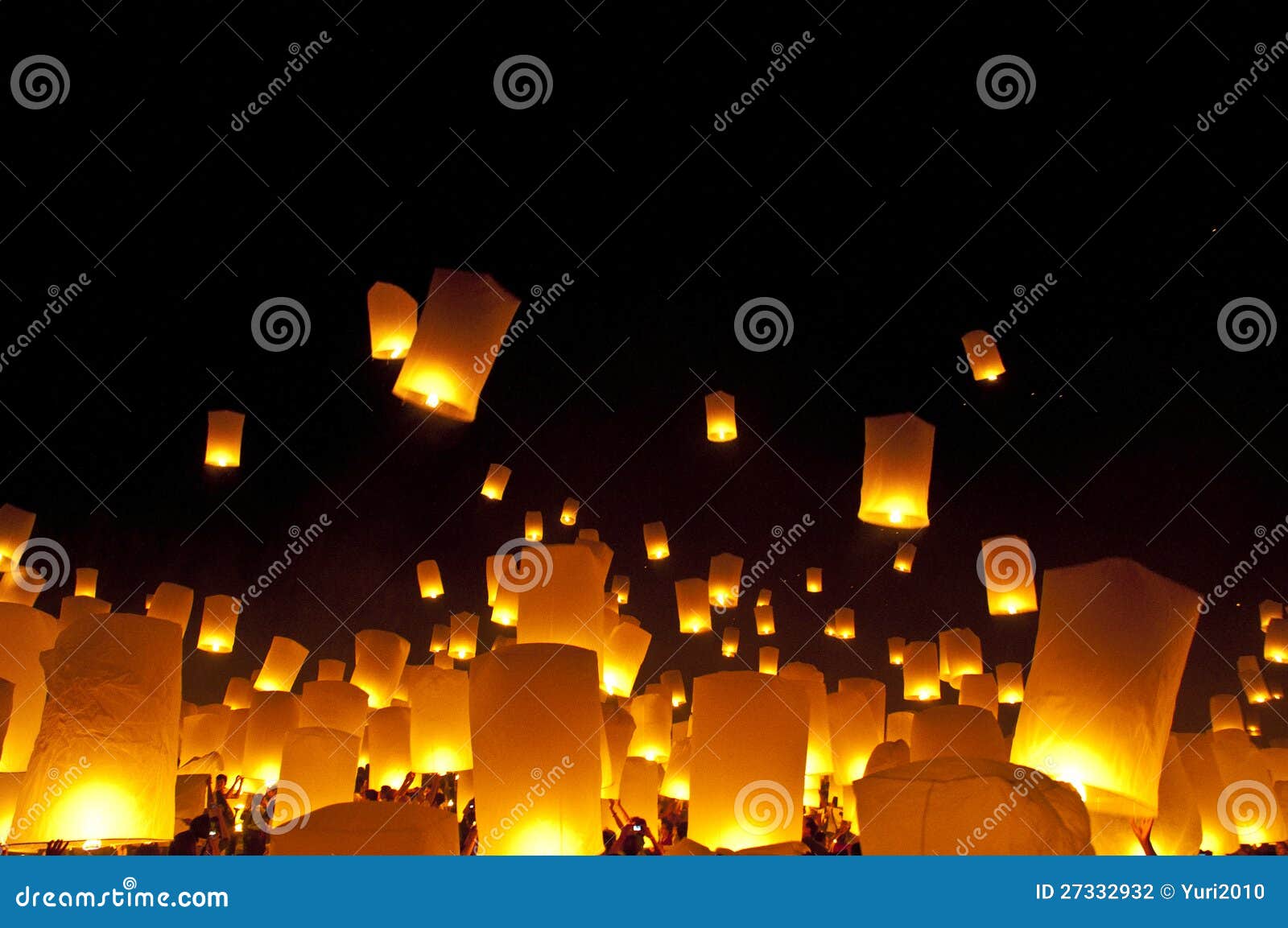 Sky Lanterns Firework Festival Editorial Photography - Image of culture ...