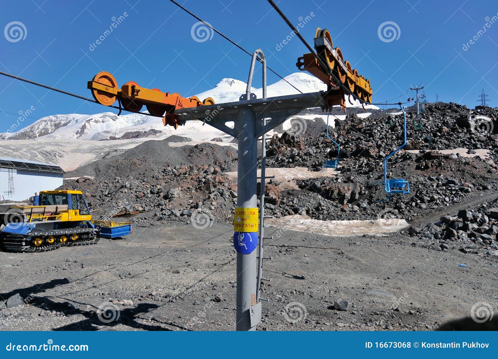 Sky lift stock photo. Image of mountain, resort, land - 16673068