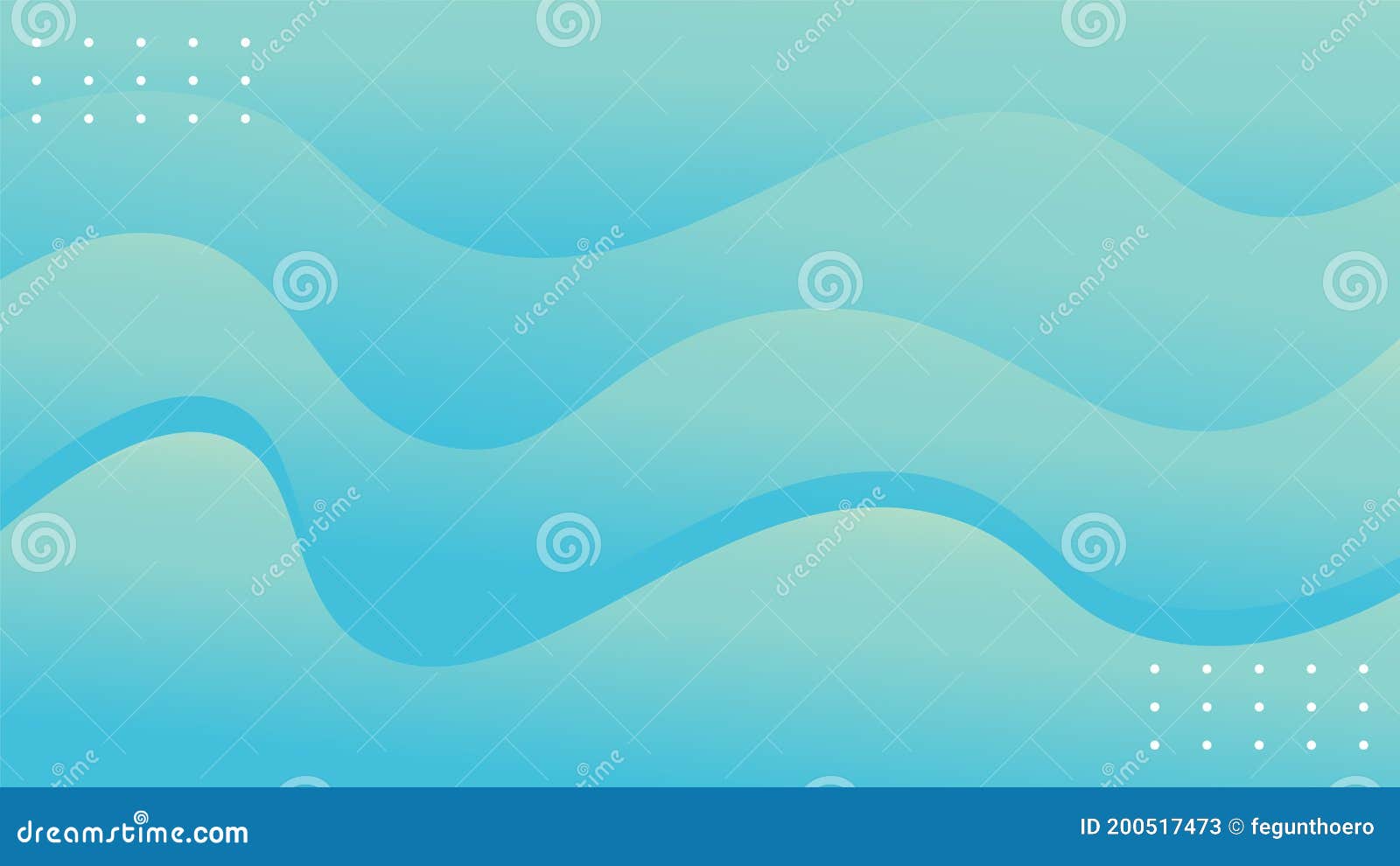 Sky Light Blue Wavy Wave Liquid Fluid Soft Gradient Abstract Background ...