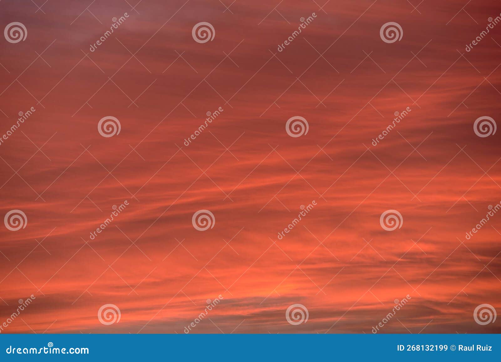 Sky Light after Sunset. Orange Background, Clouds Stock Image - Image ...