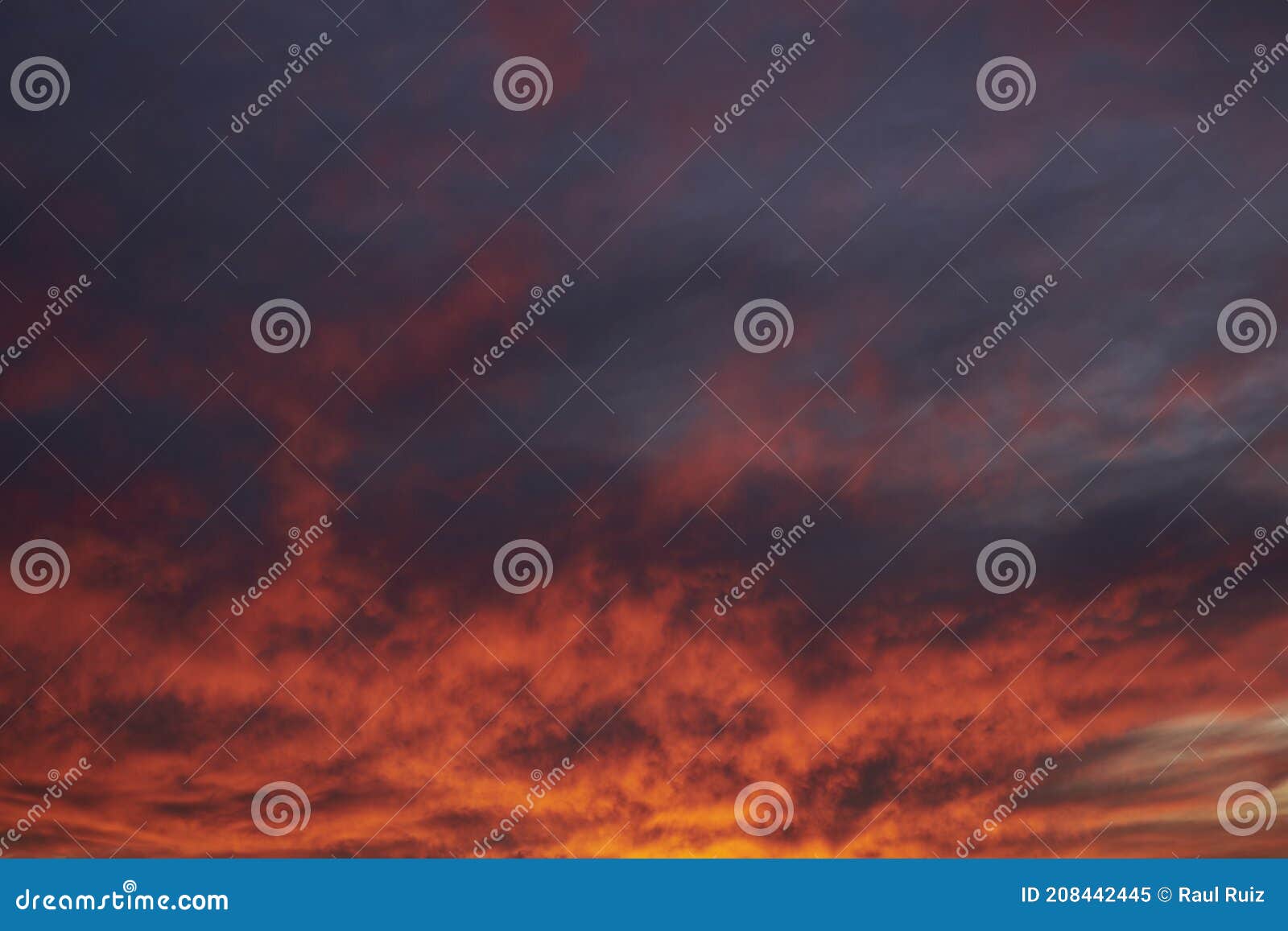 Sky Light after Sunset. Orange Background Stock Image - Image of ...