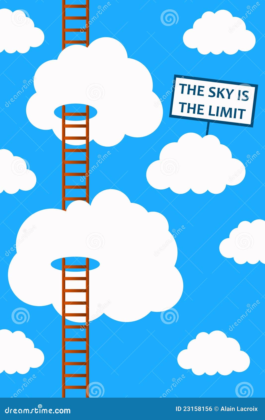 Sky Is The Limit Royalty-Free Stock Image | CartoonDealer.com #23158156 Sky Is The Limit Royalty-Free Stock Image | CartoonDealer.com #23158156