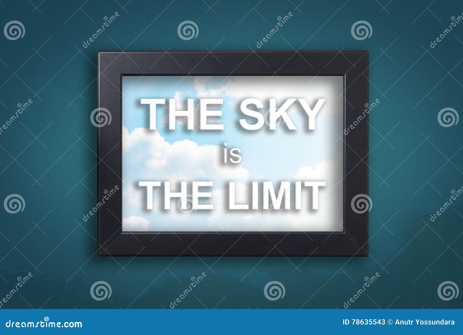The Sky is the Limit in Sky Background Stock Image - Image of succeed ...
