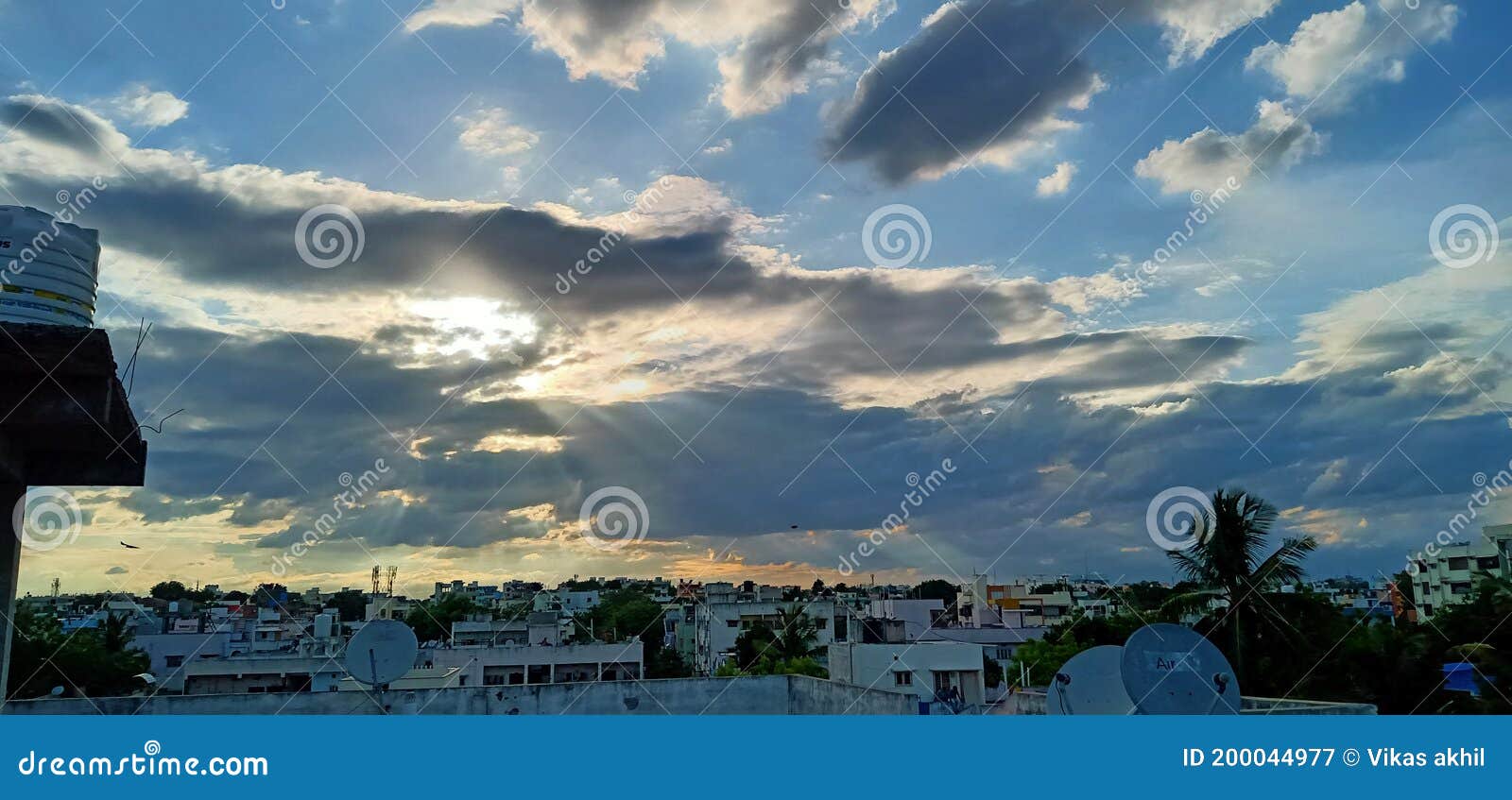 Sky at mid day stock image. Image of cloud, time, cloudy - 200044977