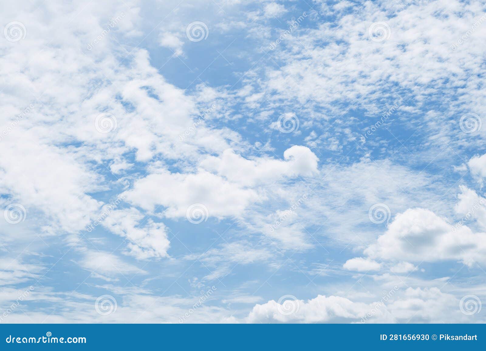 Beautiful Sky with Moving Clouds As Light Background Stock Photo ...