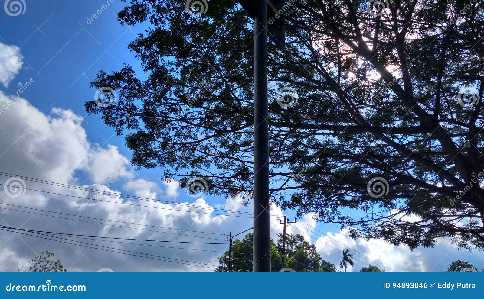 A sky at noon stock photo. Image of tropic, cloudy, ocean - 94893046