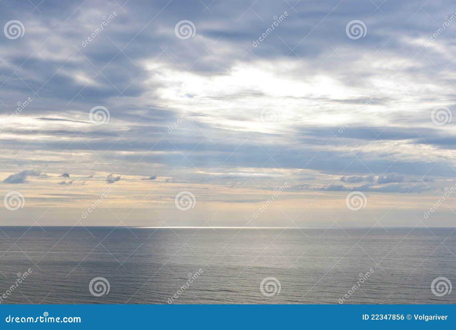 Sky and Ocean at Early Morning Stock Photo - Image of sunrise ...