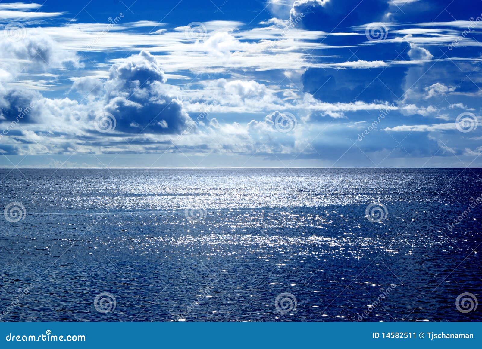 Sky over Ocean stock image. Image of travel, ocean, endless - 14582511